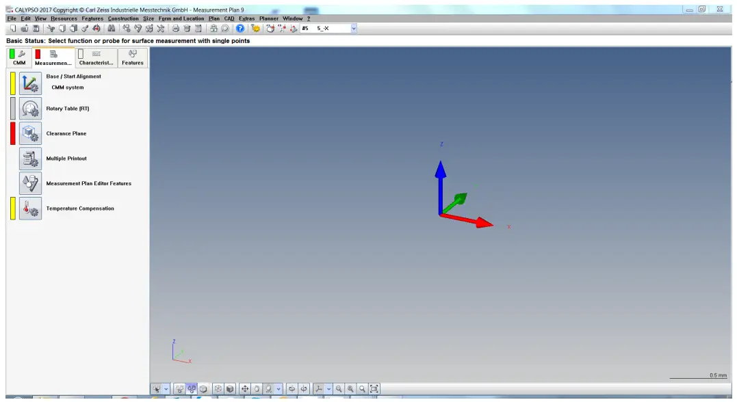 INSTRUCTIONS FOR USING CALYPSO SOFTWARE FOR ZEISS CMM MEASURING ...